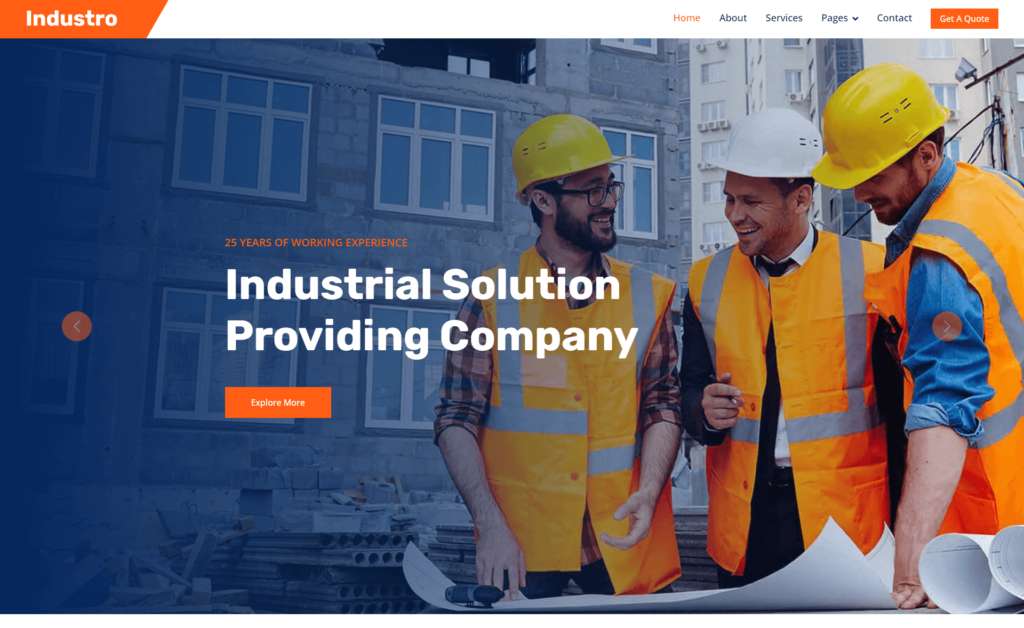 Industro – Free Bootstrap 5 HTML5 Industrial Template – Bootstrap Themes